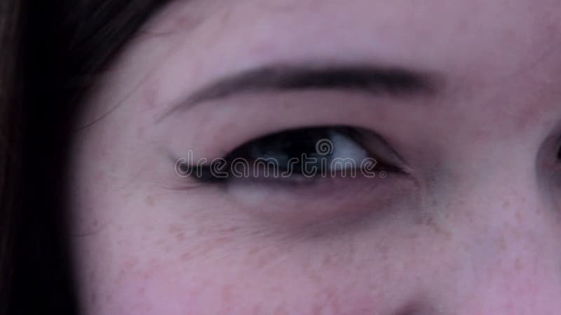 Human Blinking Eye with Radial Techno Rays Stock Video - Video of ...