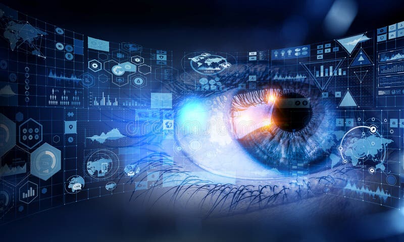 Best Media Technologies. Mixed Media Stock Image - Image of vision ...