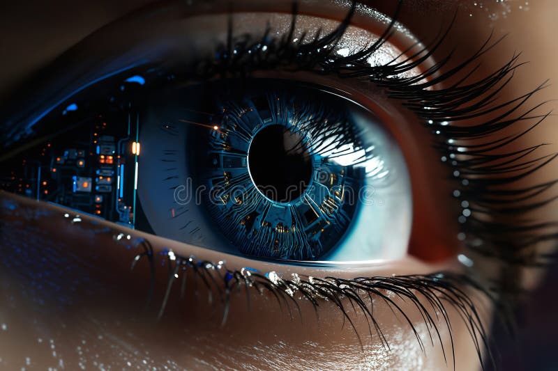 The Human Eye with an Implant in the Form of an Electronic Digital ...