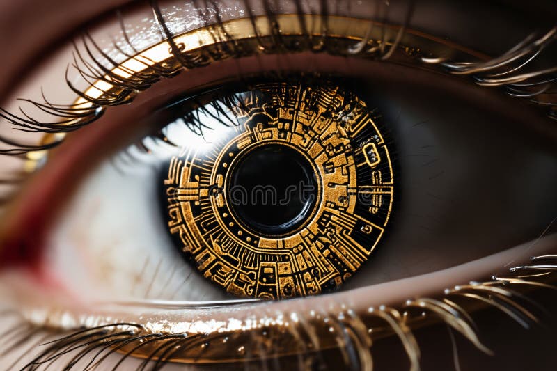 The Human Eye with an Implant in the Form of an Electronic Digital ...