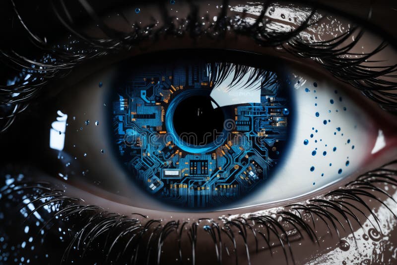 The Human Eye with an Implant in the Form of an Electronic Digital ...
