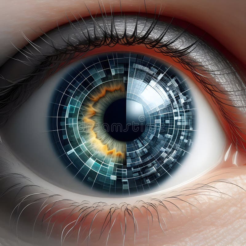 Human Eye is Merging with Technological Elements, Becoming a Futuristic ...