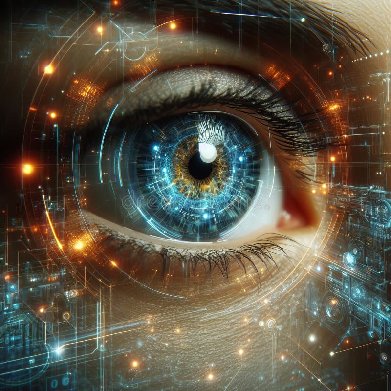 Vision of Technology stock image. Image of concept, circuits - 312183139