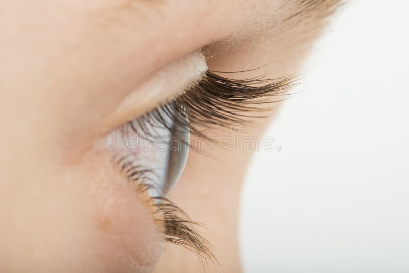 Human eye in profile stock photo. Image of clean, optical - 31368994