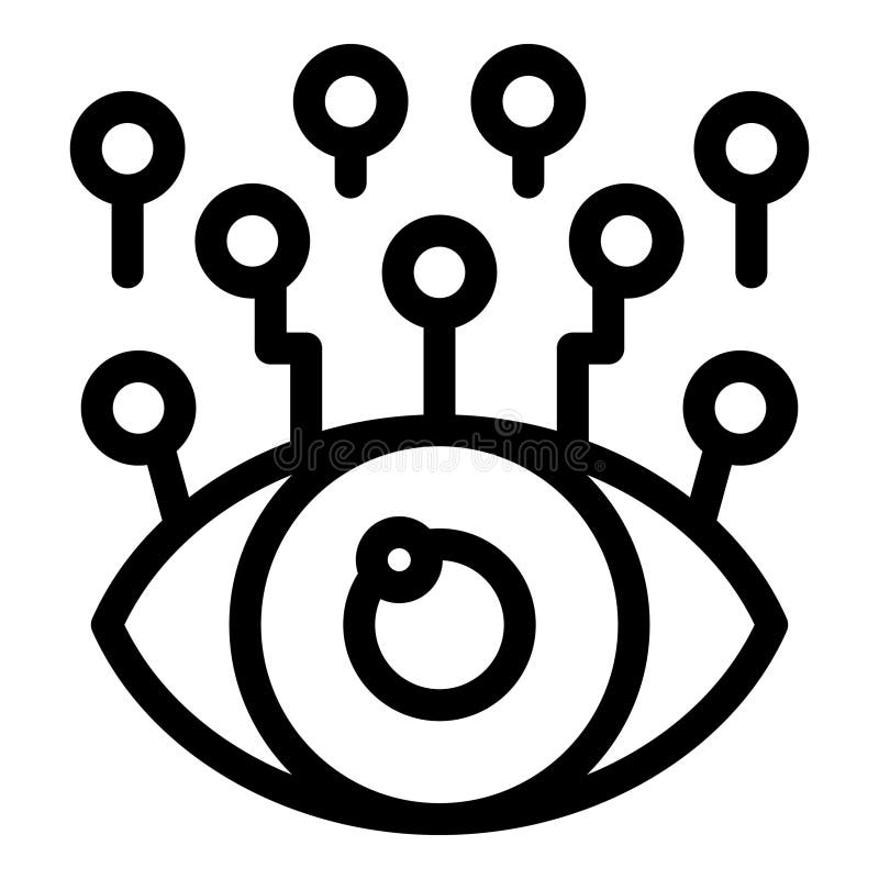 Human Eye Scanning with Artificial Intelligence System Stock ...