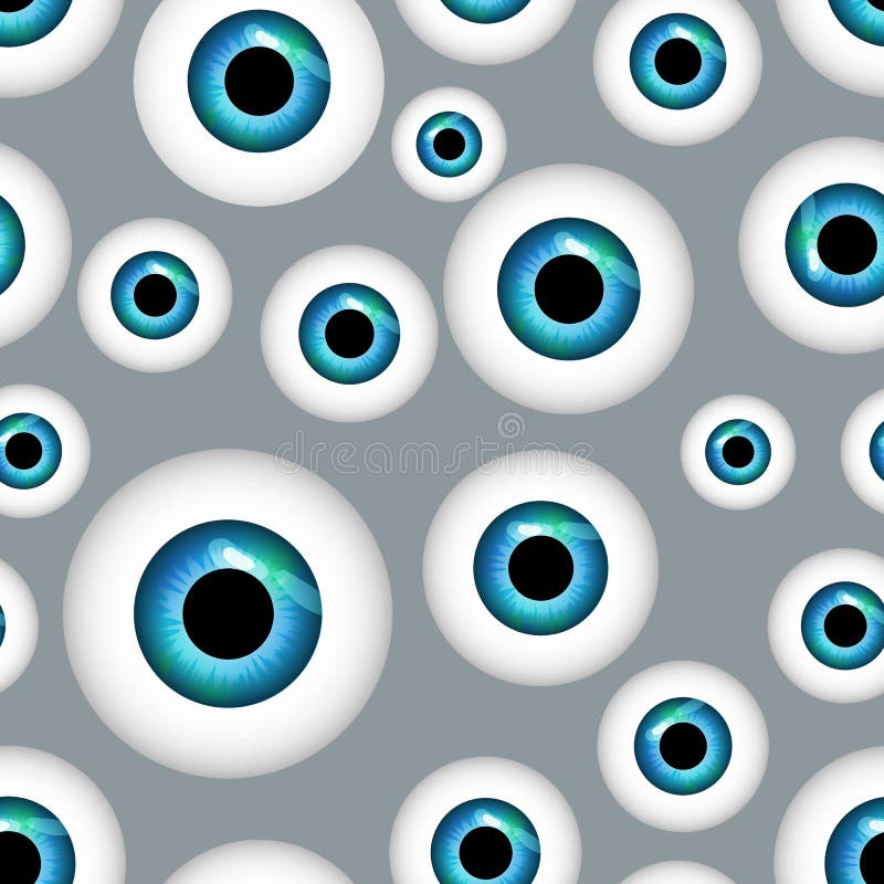Human eye seamless pattern stock vector. Illustration of seamless ...