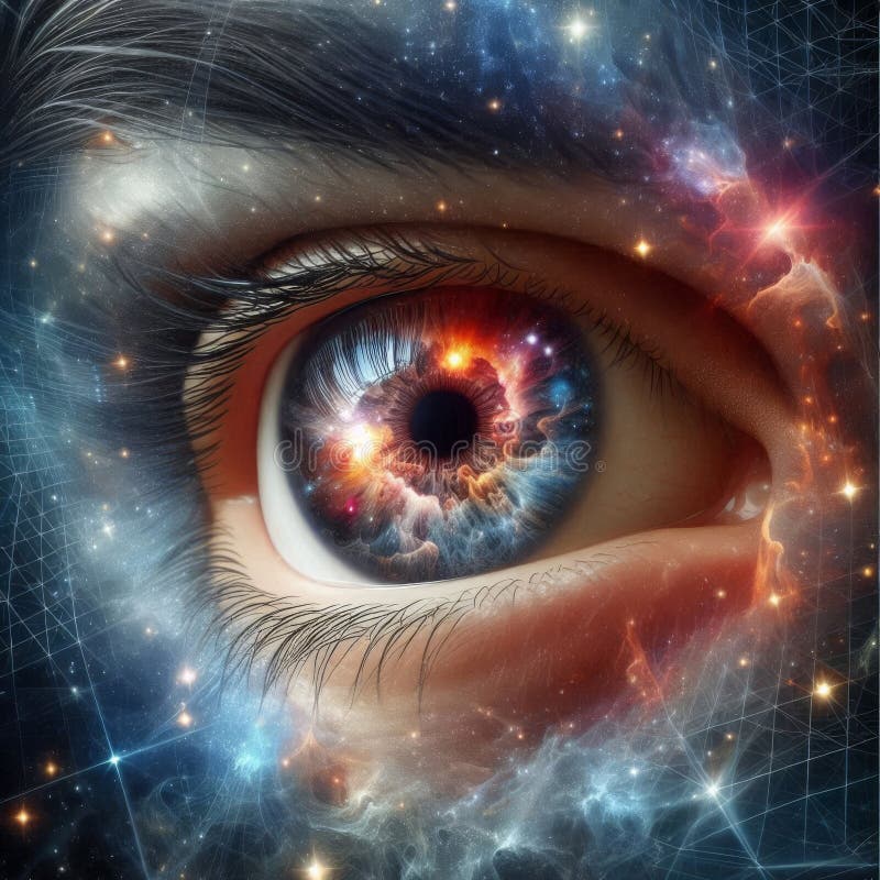 Starry Eye stock illustration. Illustration of astronomy - 328627769