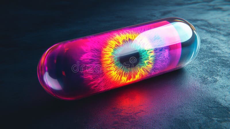 A Human Eye is Shown in Close-up, Revealing Intricate Details and ...