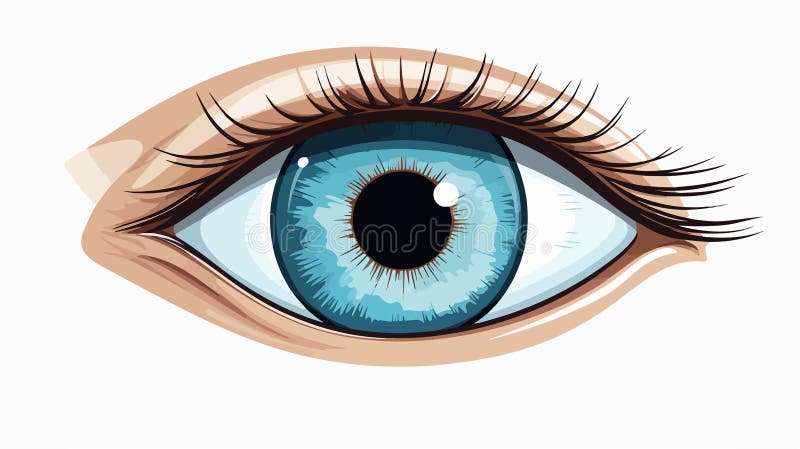 Human Eye Vector Icon Design Stock Vector - Illustration of vision ...