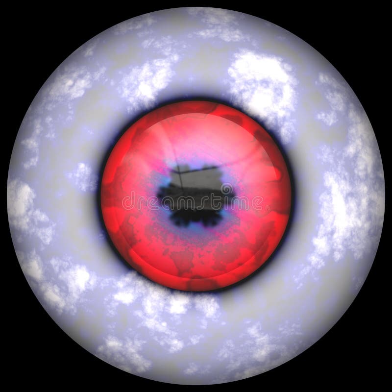 Alien eye stock illustration. Illustration of eyeball - 7512515