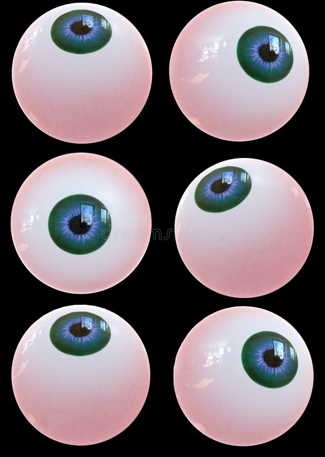 Human eyeball 3d render stock illustration. Illustration of looking ...