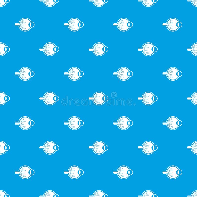 Human Eyeball Pattern Seamless Blue Stock Vector - Illustration of ...