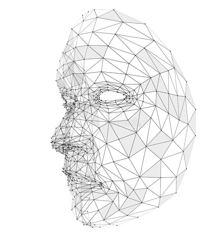 Face Biometric Dot Stock Illustrations – 103 Face Biometric Dot Stock ...