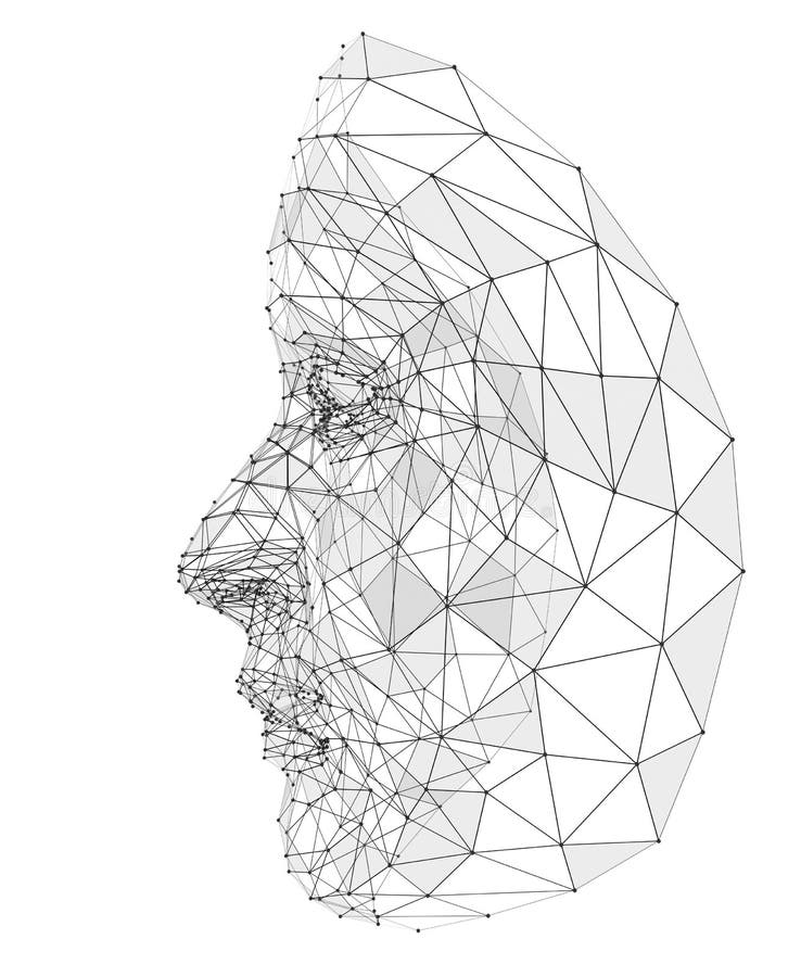 Face Biometric Dot Stock Illustrations – 103 Face Biometric Dot Stock ...
