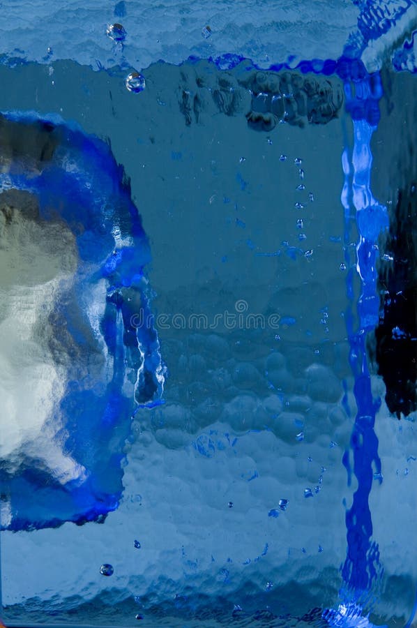 Human Face In Glass Block Picture. Image: 5499507