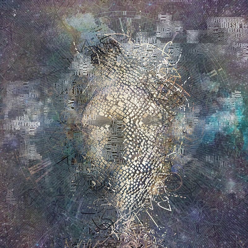 Human face mask stock illustration. Illustration of abstract - 271367720