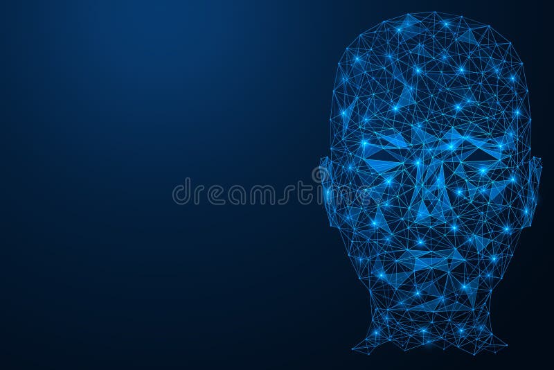 Human Face. Personal Identification Technology Stock Vector ...