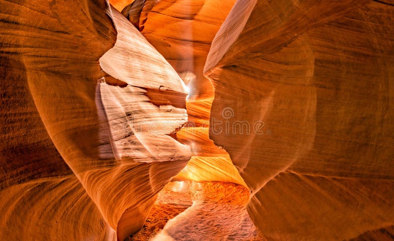Human Face Shape Stone Inside Antelope Canyon Stock Image - Image of ...