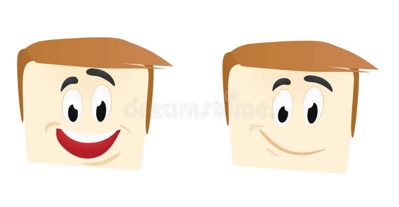Human Face Smiling Emoticon Stock Vector - Illustration of collection ...