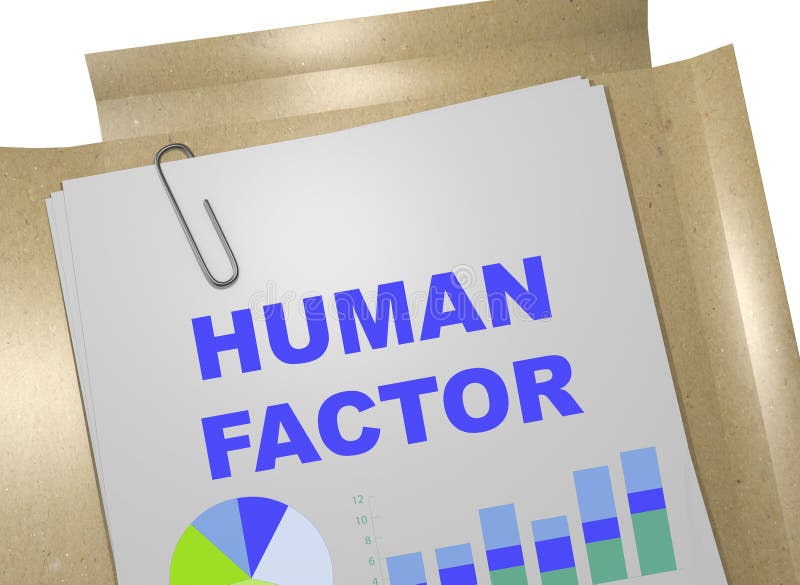 Human Factor - Business Concept Stock Illustration - Illustration of ...