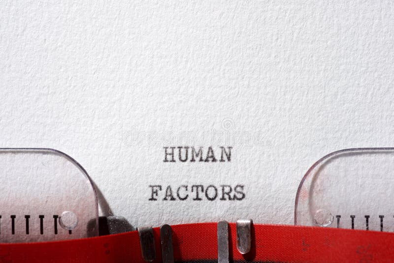 Human factors text stock photo. Image of health, vintage - 268497520