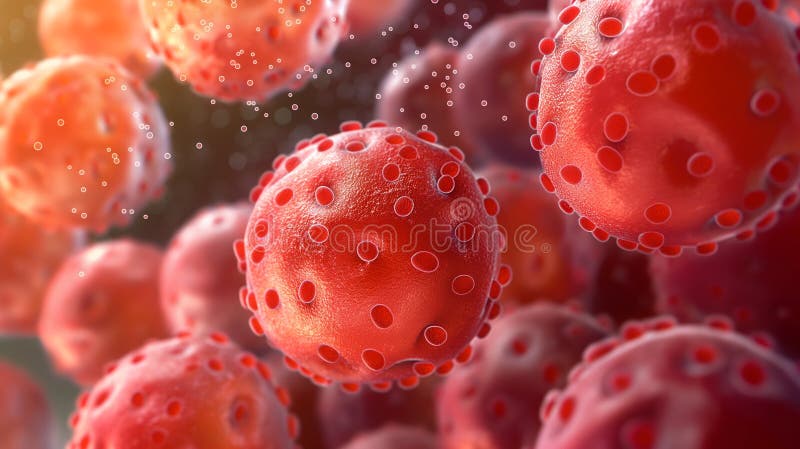 Human Fat Body Tissue Under Microscope View for Physiology Education ...