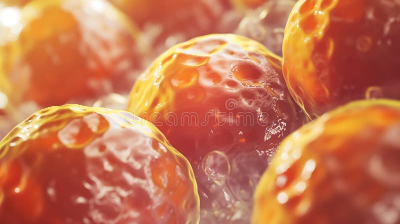 Human Fat Body Tissue Under Microscope View for Physiology Education ...