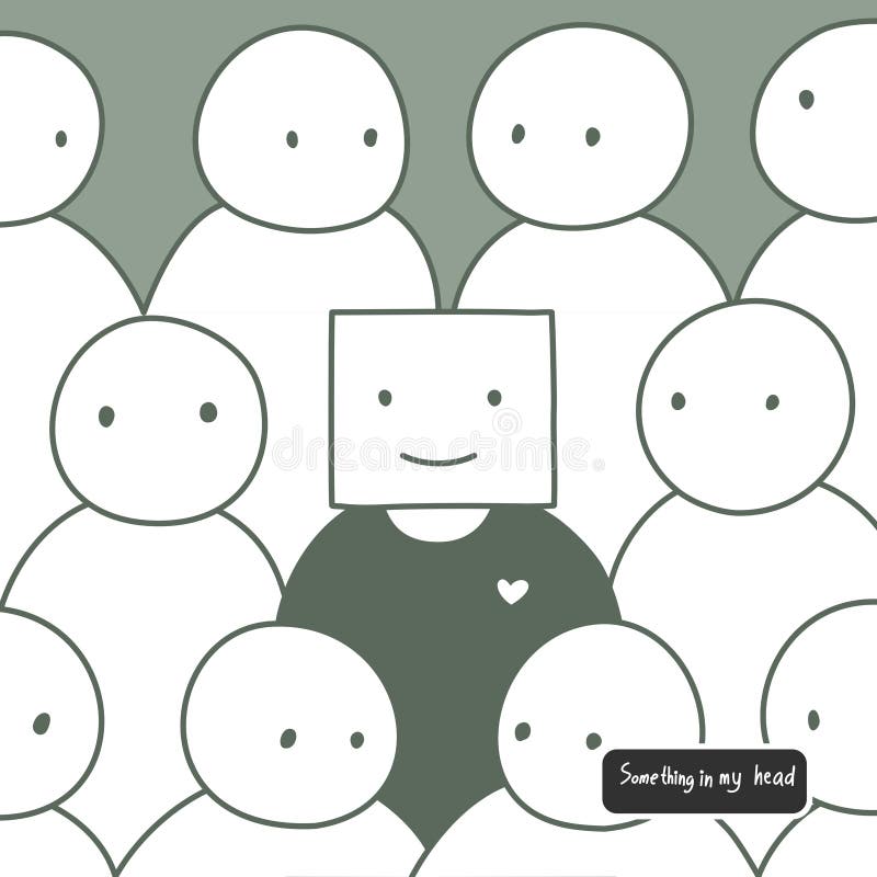 A Human Feel Different but Confident in Social Situations, Outline ...