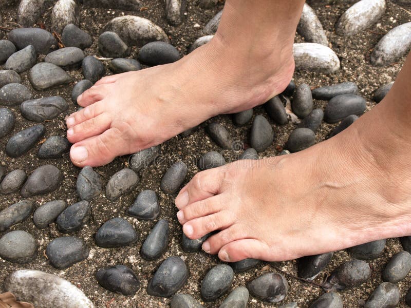 Human Feet stock image. Image of stones, rocks, reflexology - 6575599
