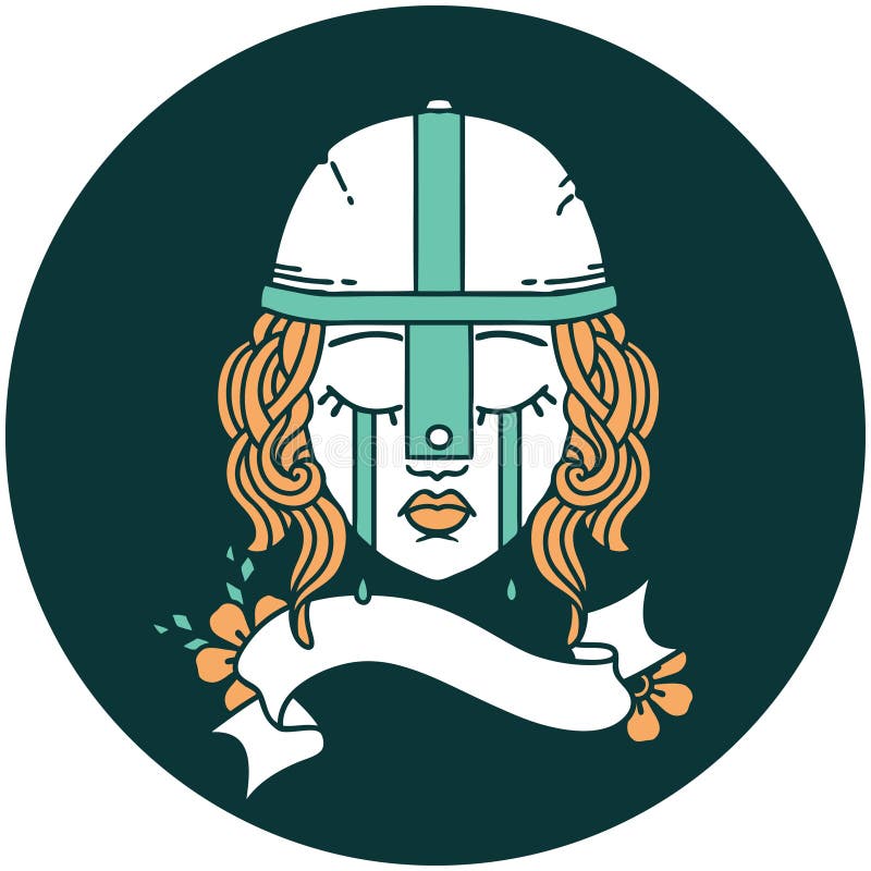 Human Fighter Character Icon for Role Play Games Stock Vector ...