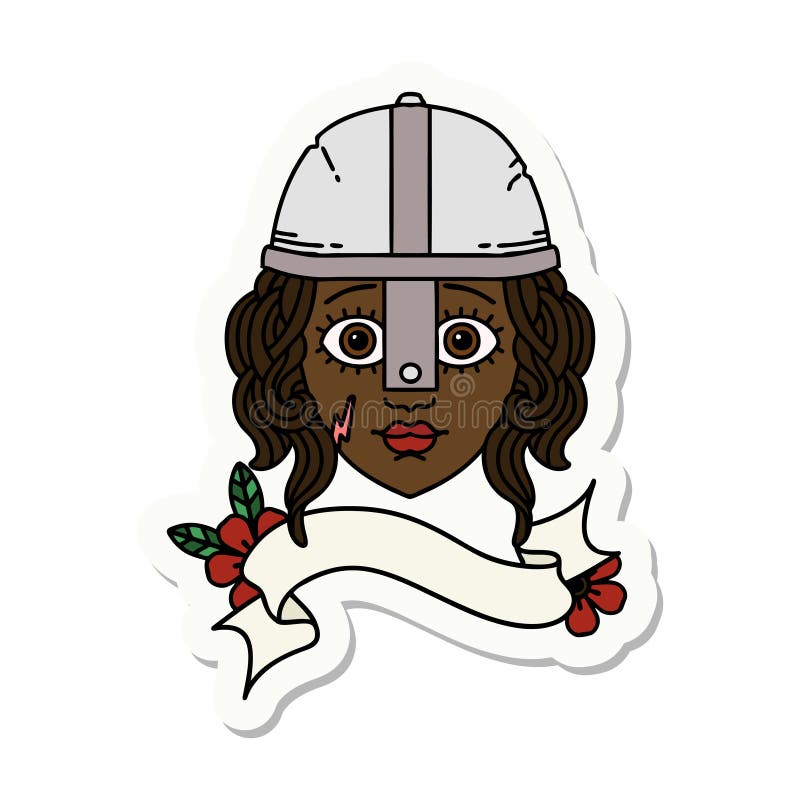 Human Fighter Sticker for Role Play Game Stock Vector - Illustration of ...