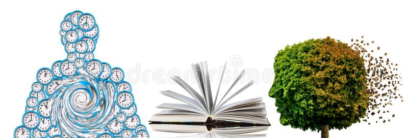 Human Figure Consisting of Dials Showing Different Times Stock Photo ...