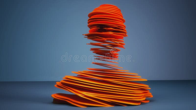 Human Figure Cut into Slices Stock Illustration - Illustration of front ...