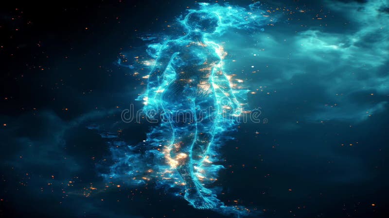 The Sparkling Electric Human is a Combination of Robotic and Digital ...