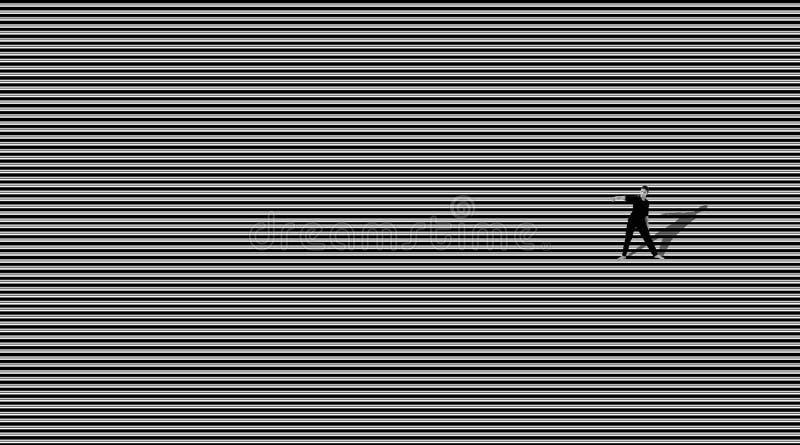 Human Figure and Its Reflection on Grey Gradient Stock Photo - Image of ...