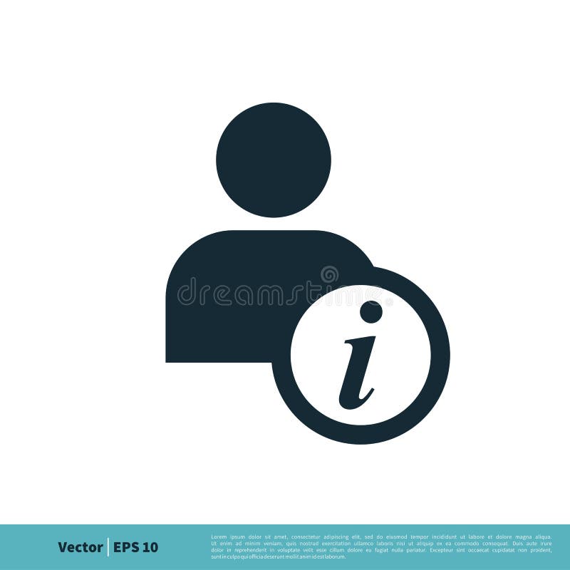 Human Figure, Profile Information Sign Icon Vector Logo Template ...
