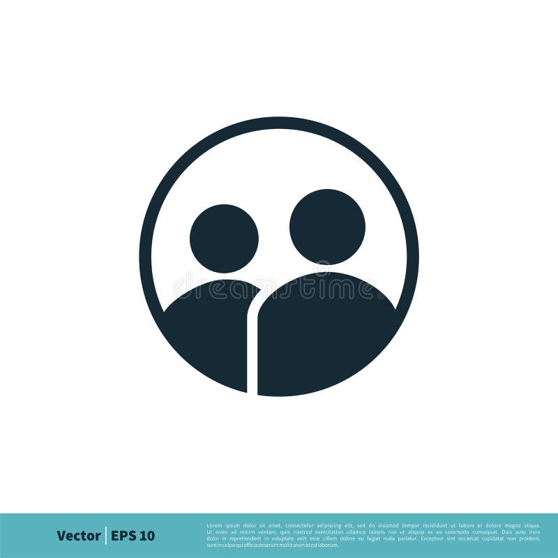 Human Figure, Profile, People Icon Vector Logo Template Illustration ...