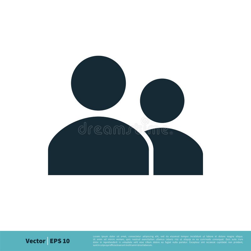 Human Figure, Profile, People Icon Vector Logo Template Illustration ...
