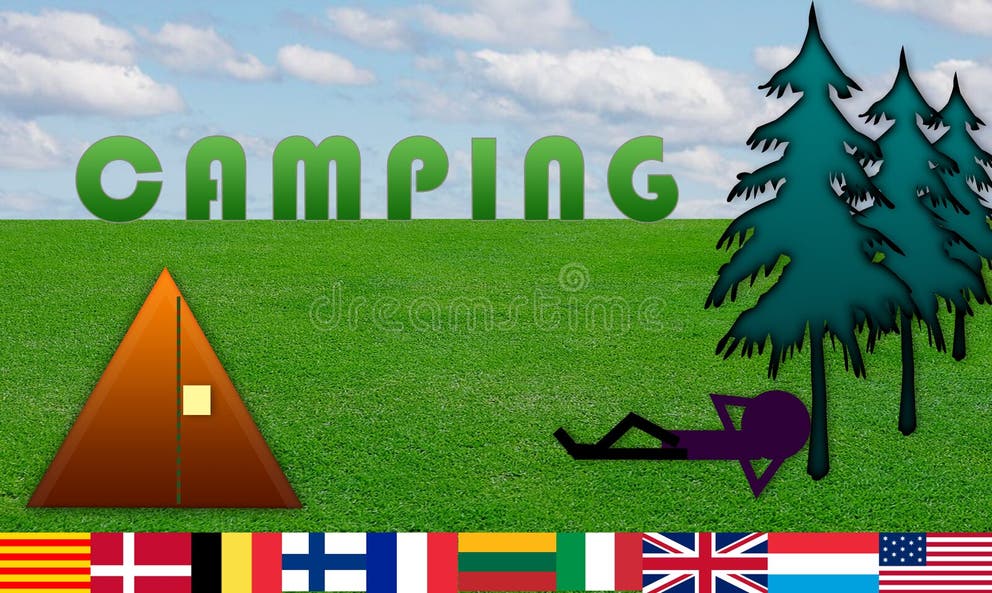 Human figure sleeping. stock illustration. Illustration of green ...