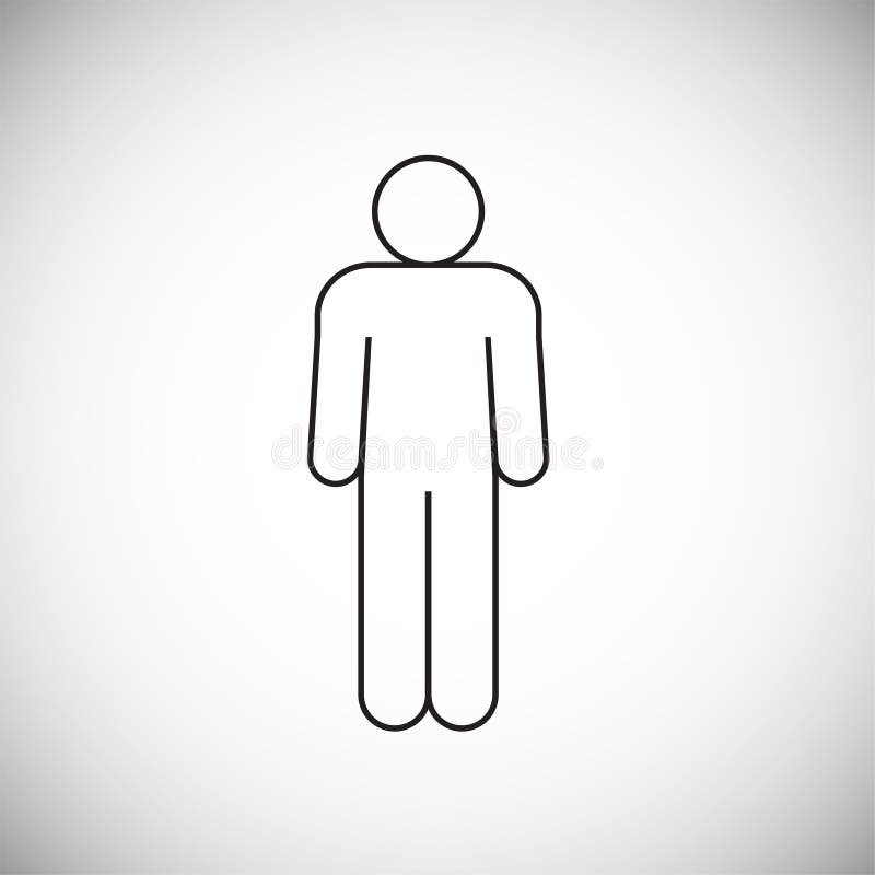 Human Figure on White Background Stock Vector - Illustration of team ...