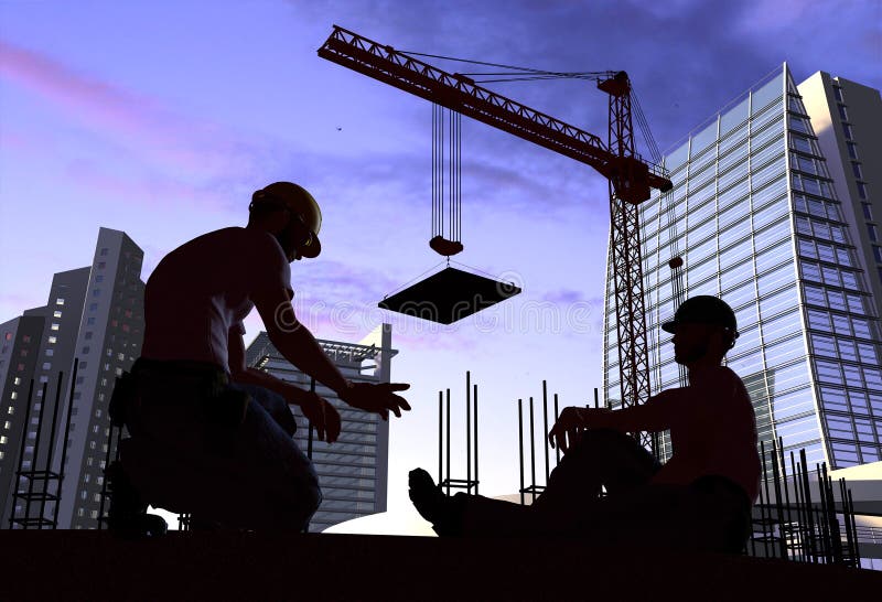 Human figures builders stock illustration. Illustration of engineering ...