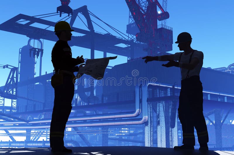 Human figures builders stock illustration. Illustration of material ...