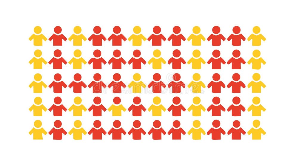 Human Figures Pattern Crowds and Communities Abstract Vector, Vector ...