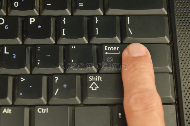 A Finger Press Keyboard Enter Button Stock Photo - Image of business ... A Finger Press Keyboard Enter Button Stock Photo - Image of business ...