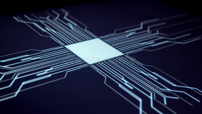 Human Finger is Pressing a Digital Button on a Touchscreen. Futuristic ...