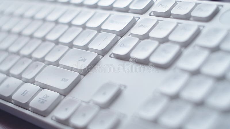 Finger Repeatedly Pressing the Shift Key on a Black Keyboard. Stock ...