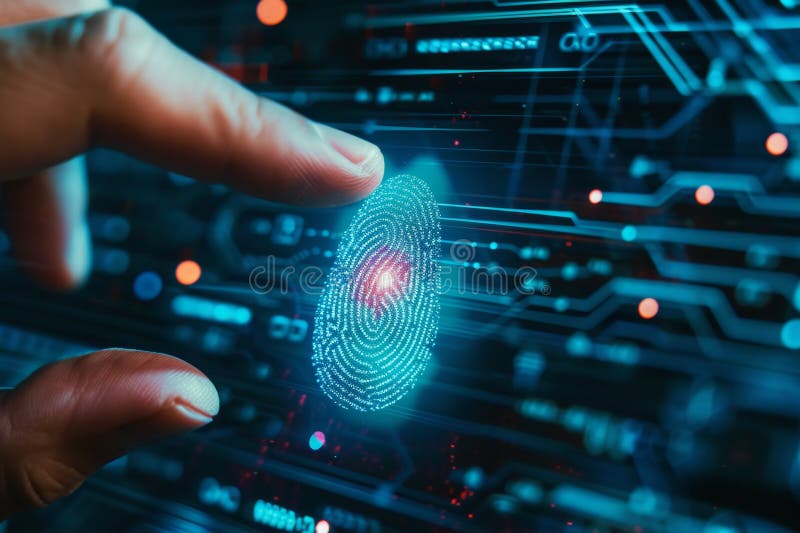 Human Fingerprint Scanning and Biometric Authentication. Future ...