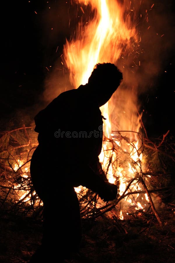 Human on fire stock photo. Image of ceremony, exhibition - 41887644