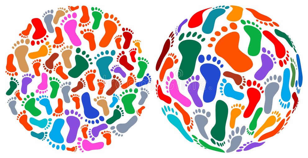 Human Foot Prints Stock Illustrations – 1,481 Human Foot Prints Stock ...