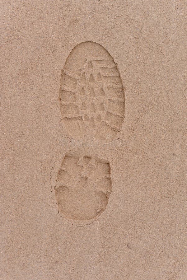 Human footsteps stock photo. Image of alone, outdoor - 37103072